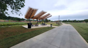 Huge Playground and Splash Pad at Unity Park in Greenville, SC