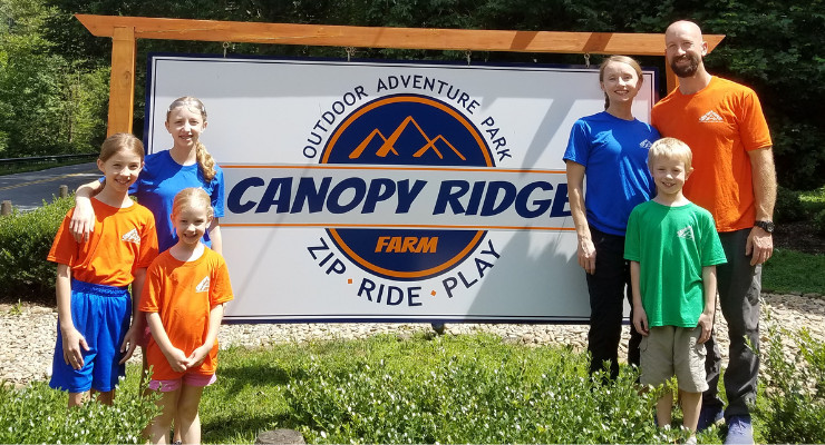 Take Family to New Heights: Canopy Ridge Farm Zipline Adventure
