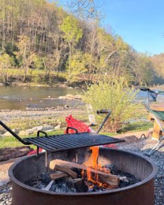 Spring Camping in Bryson City, NC: Grumpy Bear
