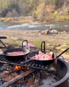 Spring Camping in Bryson City, NC: Grumpy Bear
